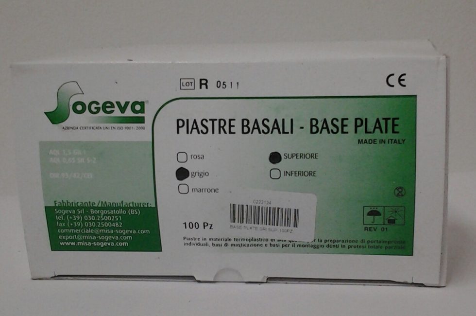BASE PLATE GRIGI - Offerte Dentali